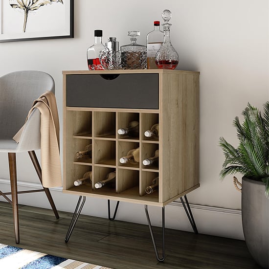 Concorde Wooden Drinks Storage Cabinet In Natural | Furniture Sale UK
